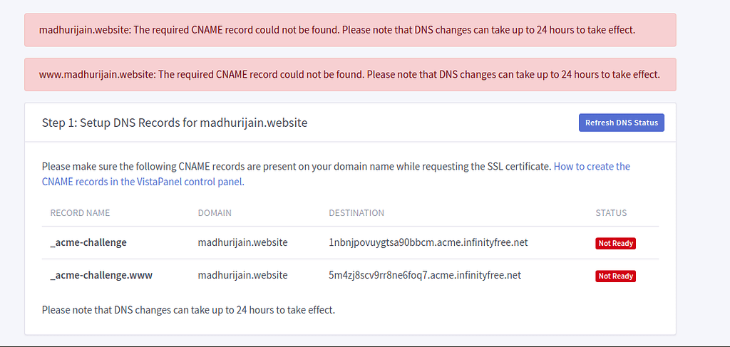 Unable To Verify Ssl Hosting Support Infinityfree Forum
