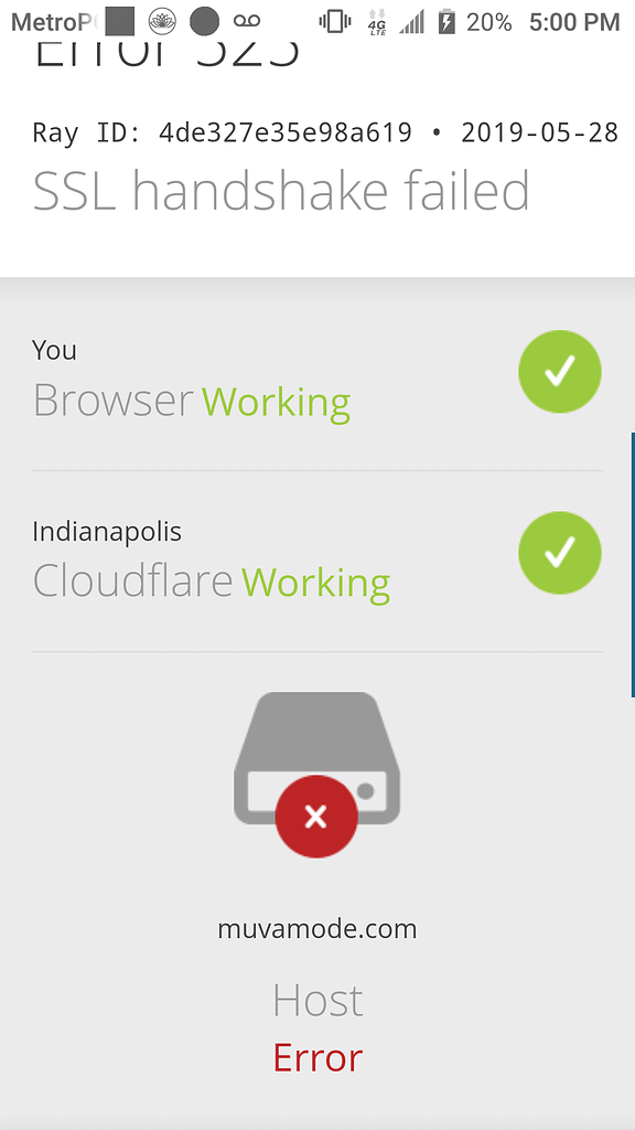 Cloudflare SSL handshake failed? - Hosting Support - InfinityFree Forum
