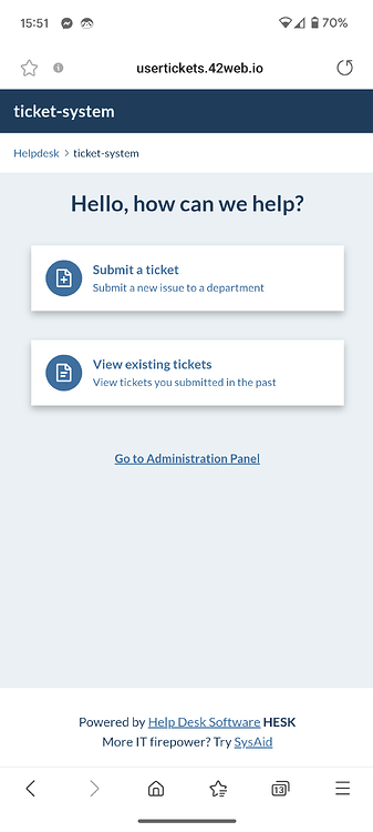 42web.io hosting issue - Hosting Support - InfinityFree Forum