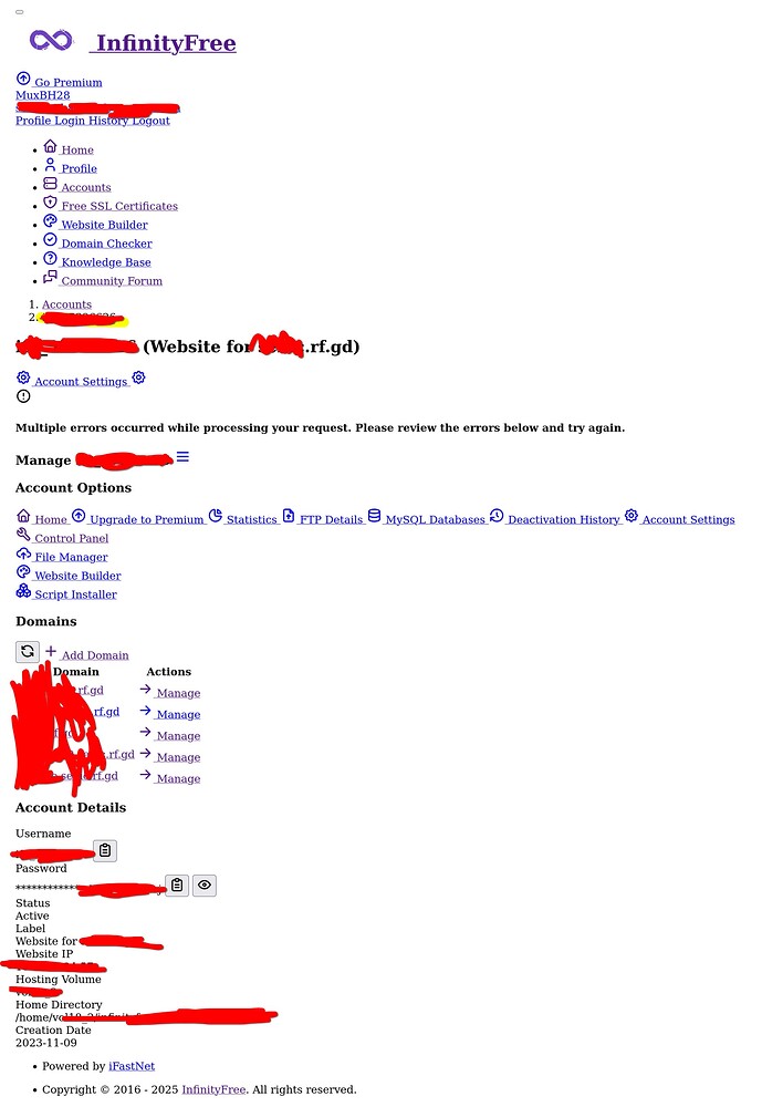 No css at all at website/dashboard - Hosting Support - InfinityFree Forum