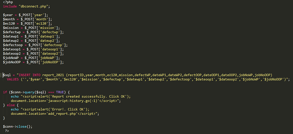 Unable To Insert New Data Into Database But Can Fetch And Edit Data Hosting Support 0964
