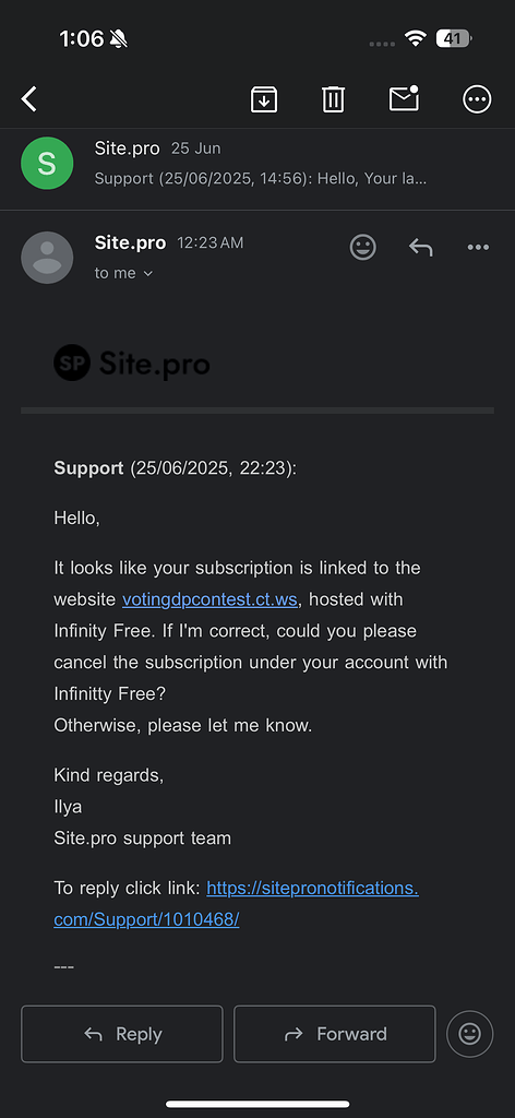 Automatic transaction - Hosting Support - InfinityFree Forum