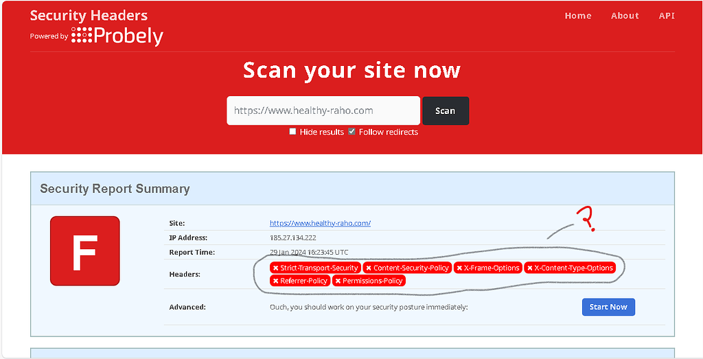 How can I add necessary security headers and resolve certificate issues on my website without ...