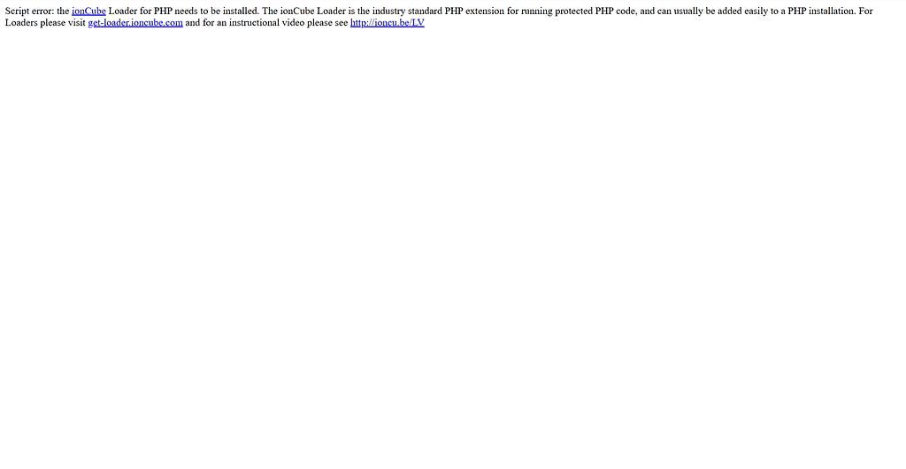 Ioncube installing - Hosting Support - InfinityFree Forum
