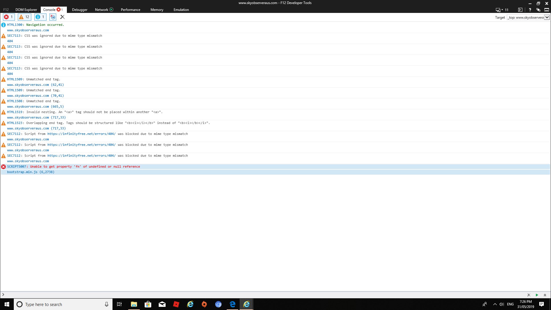 I Need Help Bootstrap Not Loading Hosting Support Infinityfree Forum 
