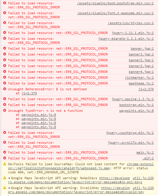 Website not loading properly - Hosting Support - InfinityFree Forum