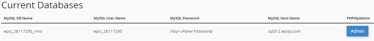 I Can T Connect To My Database With Any Scripts Other Than Phpmyadmin Hosting Support