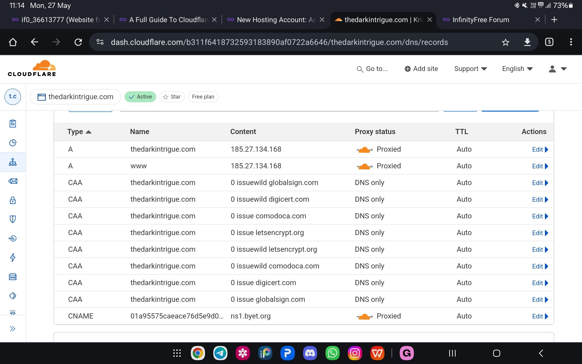 How to connect Hostinger Domain + Cloudflair + Infinityfree - Hosting Support - InfinityFree Forum