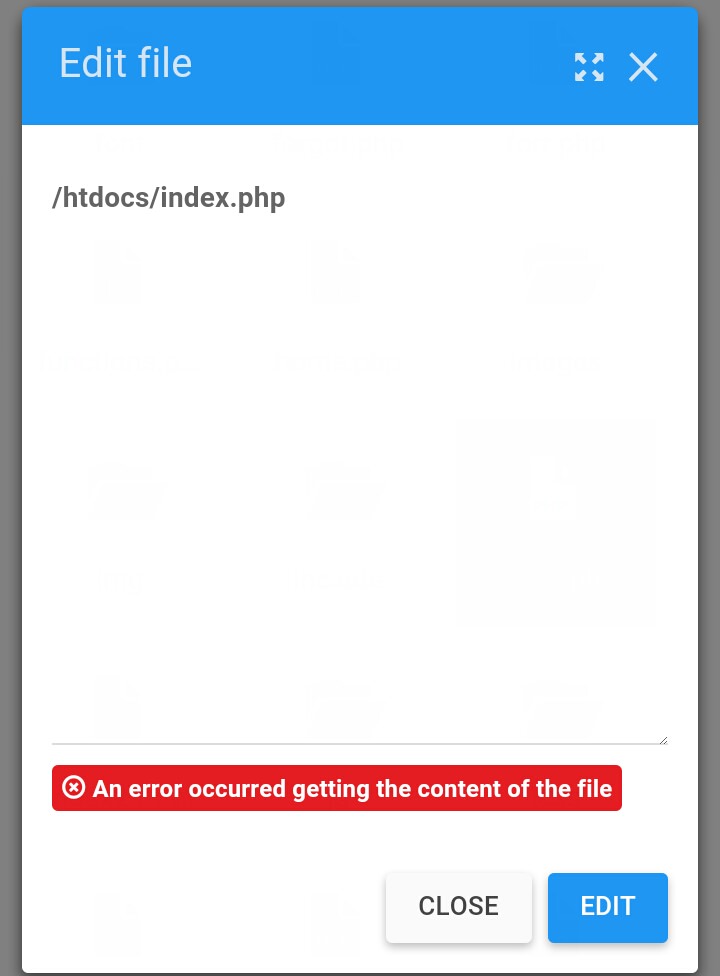 Error In Angular File Manager Informal Infinityfree Forum
