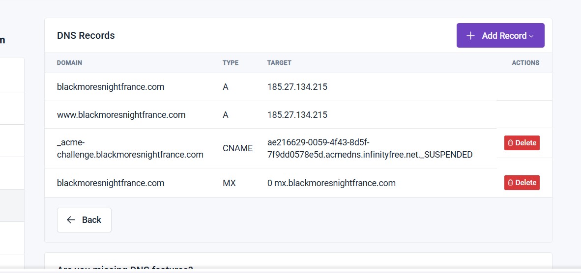 How do i redirect my domain name to another host - Hosting Support - InfinityFree Forum