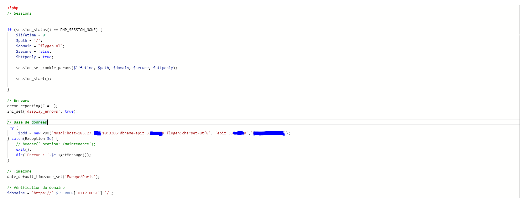 Problem Of Connection To The Database With Php Code Hosting Support Infinityfree Forum 6536