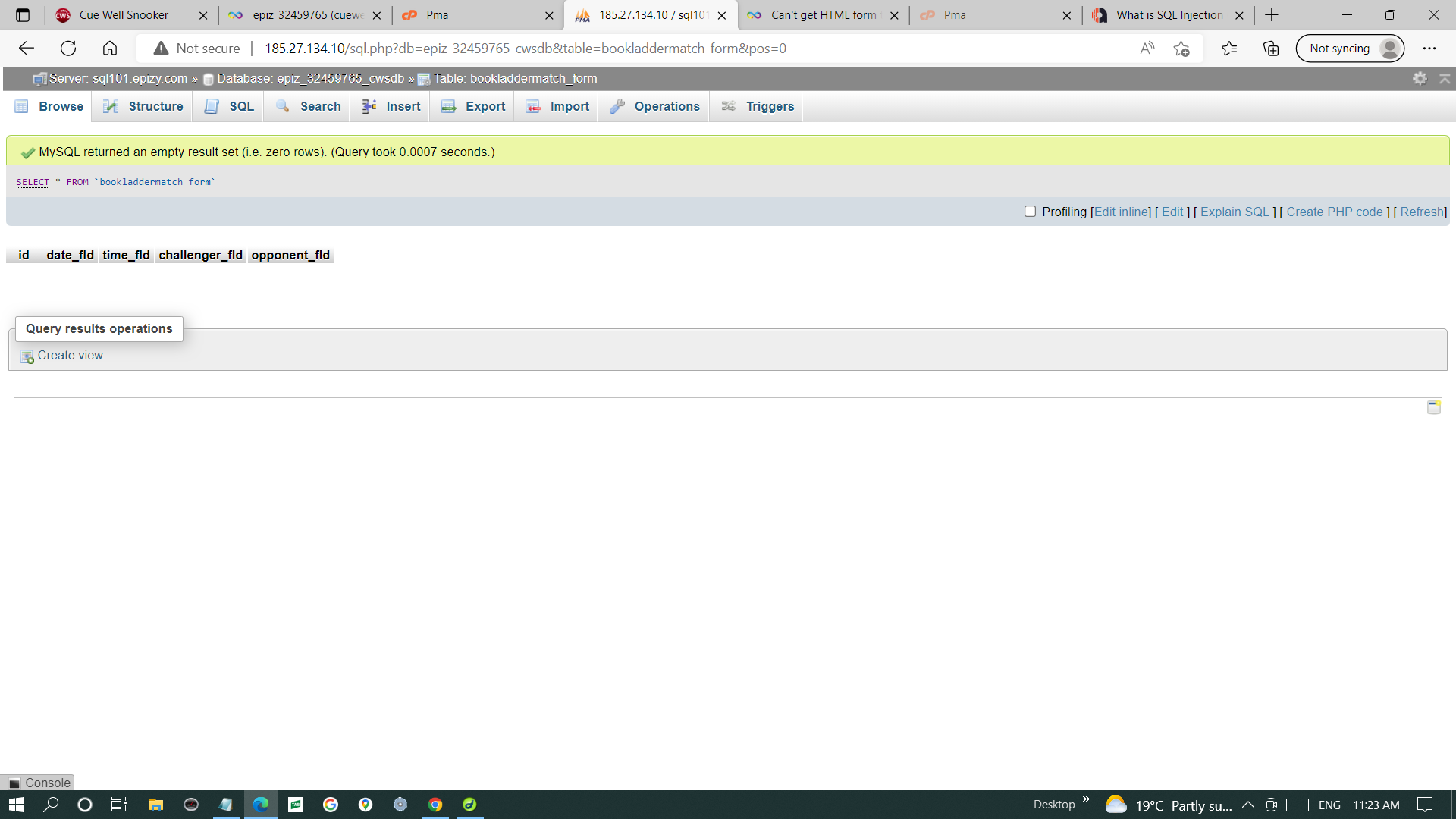 Can't get HTML form to connect to DB - Hosting Support - InfinityFree Forum